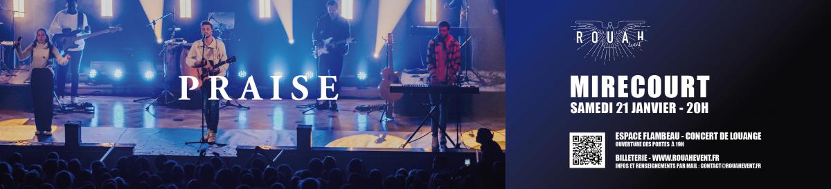 Concert de louange avec le groupe Praise – Mirecourt | Diocèse de Saint-Dié