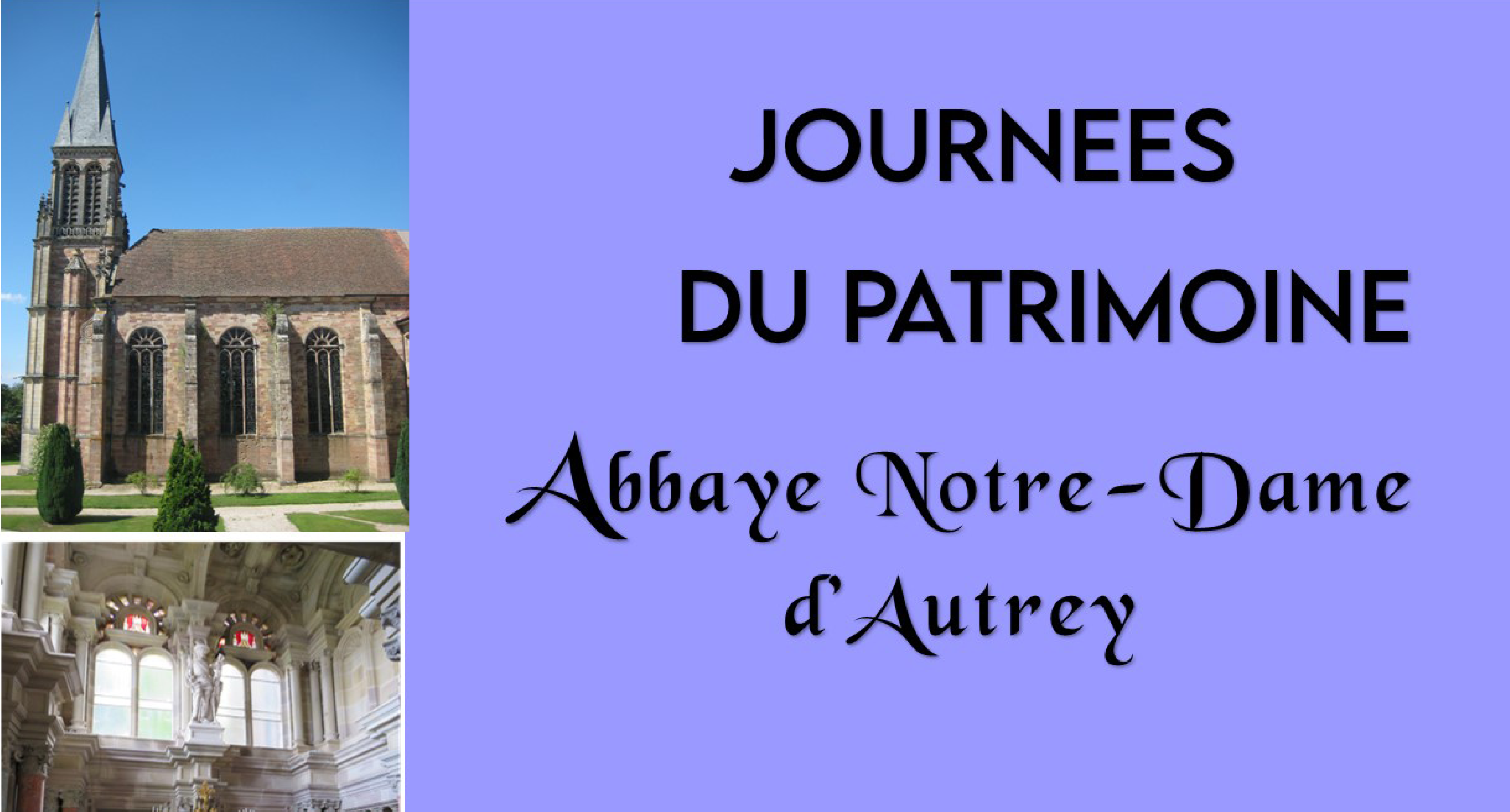 Le patrimoine en fête à l'Abbaye d'Autrey | Diocèse de Saint-Dié